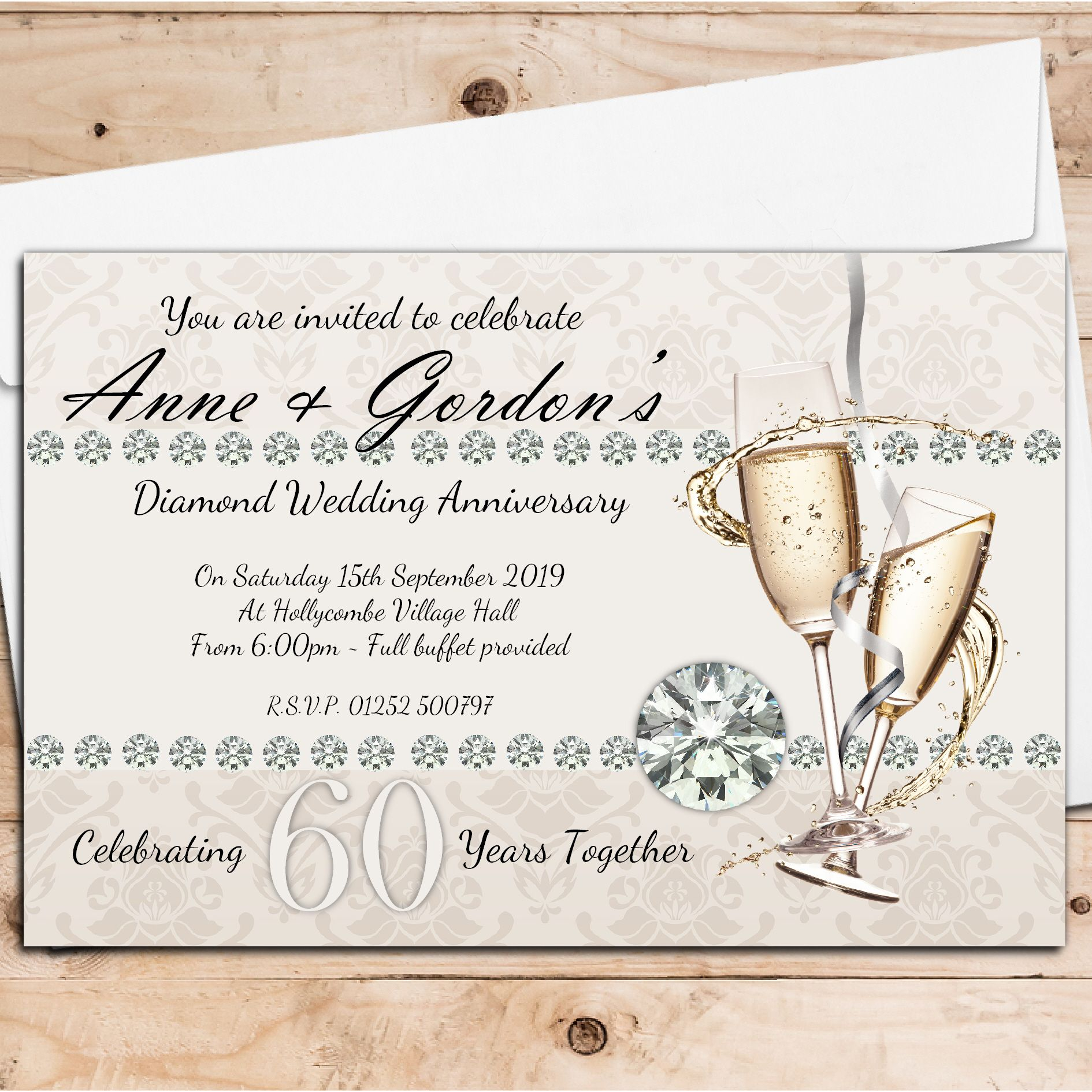 32+ Pretty Photo of 60Th Wedding Anniversary Invitations - regiosfera.com
