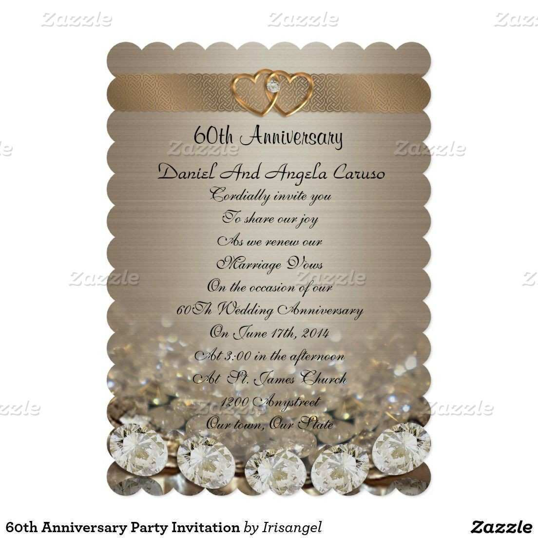 32+ Pretty Photo of 60Th Wedding Anniversary Invitations - regiosfera.com