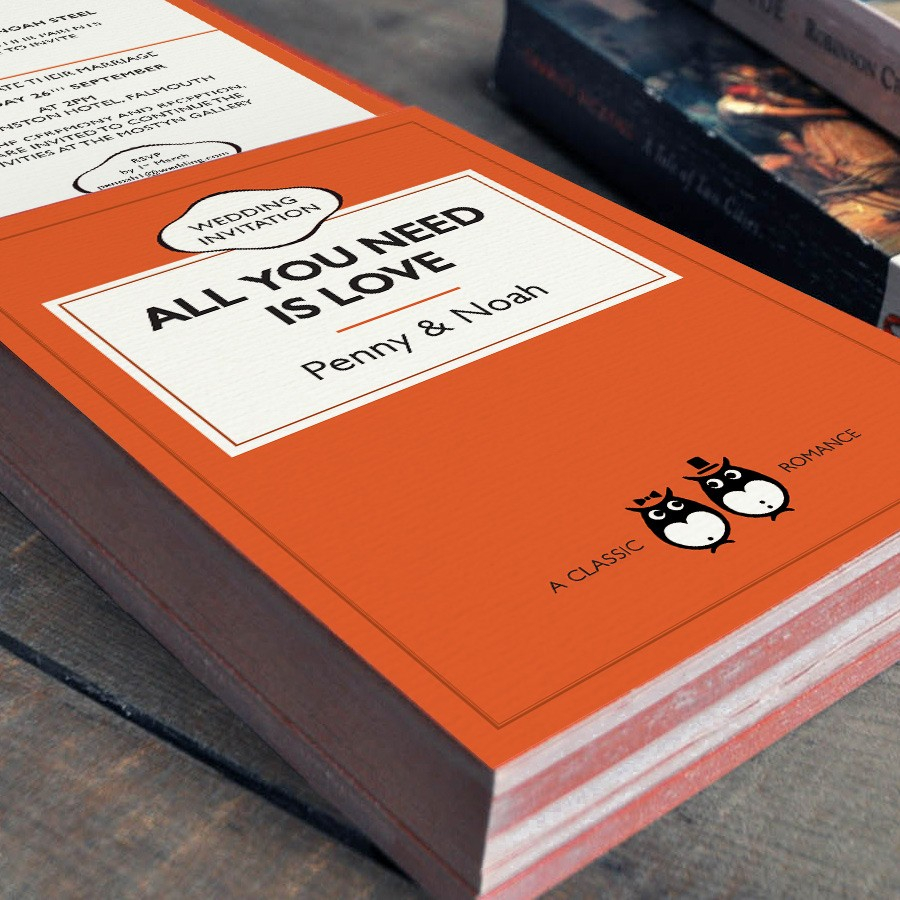 37+ Brilliant Photo of Book Wedding Invitations - regiosfera.com