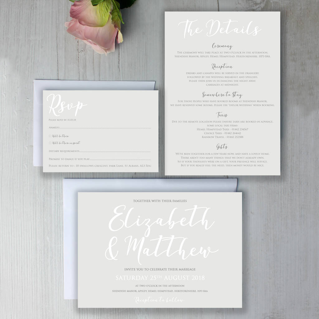 27+ Awesome Picture of Calligraphy Wedding Invitations - regiosfera.com