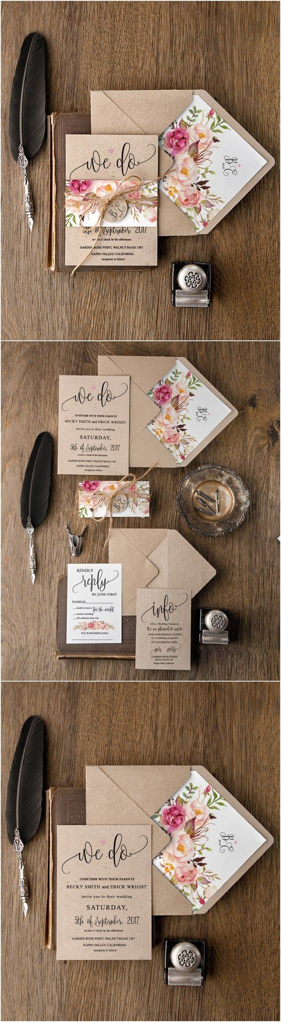 35+ Creative Photo of Country Rustic Wedding Invitations - regiosfera.com