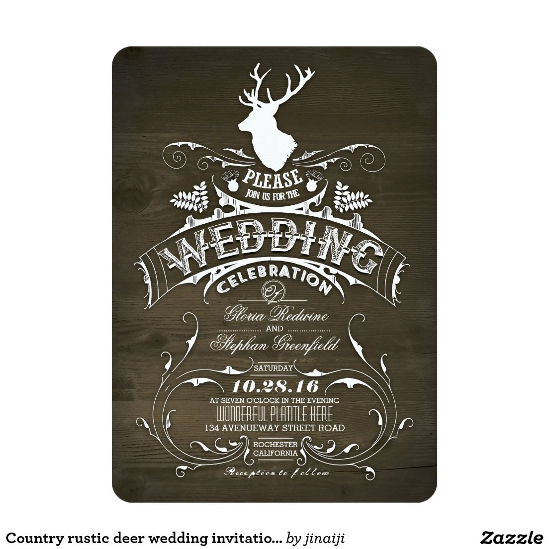 35+ Creative Photo of Country Rustic Wedding Invitations - regiosfera.com