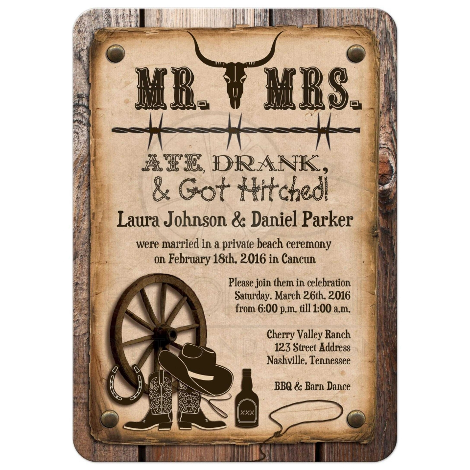 35+ Creative Photo of Country Rustic Wedding Invitations - regiosfera.com