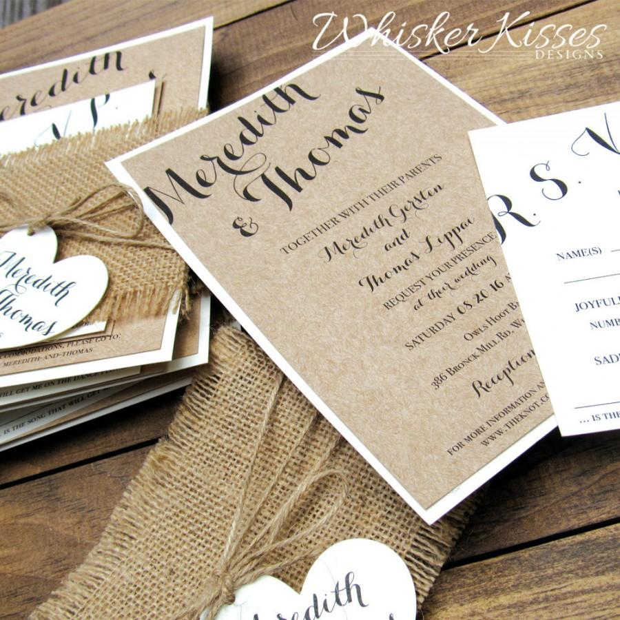 35+ Creative Photo of Country Rustic Wedding Invitations - regiosfera.com
