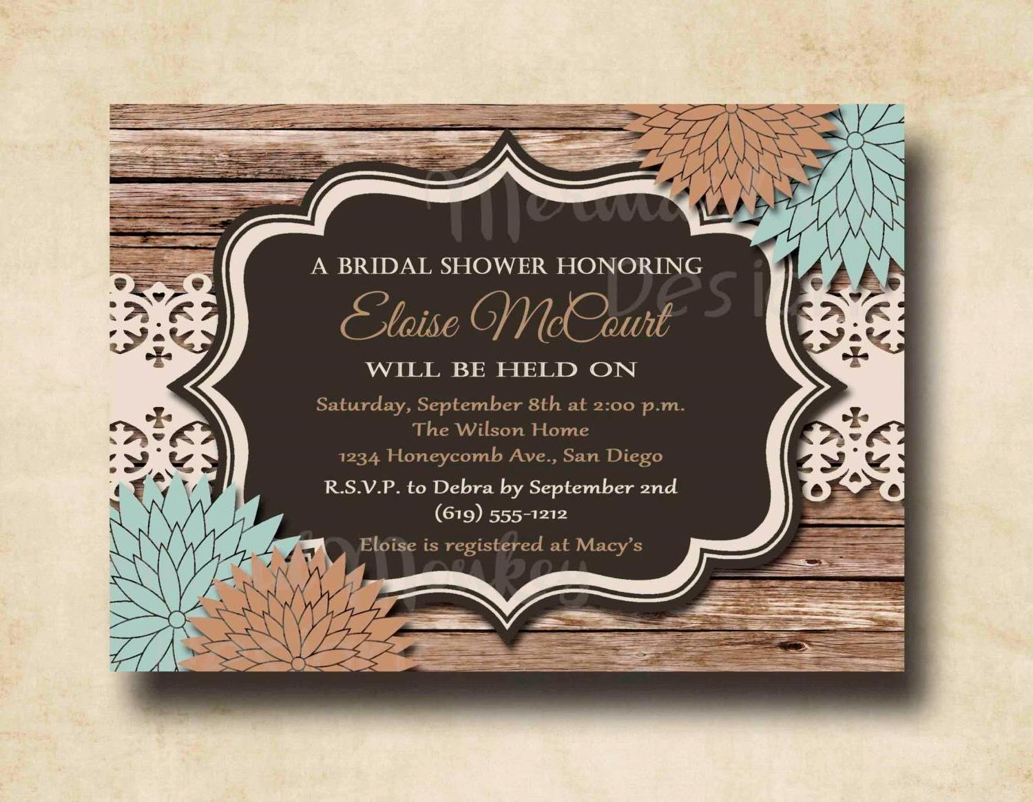35+ Creative Photo of Country Rustic Wedding Invitations - regiosfera.com