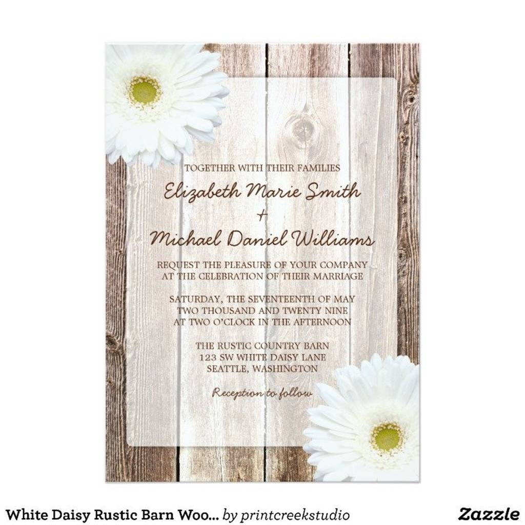 35+ Amazing Picture of Daisy Wedding Invitations - regiosfera.com