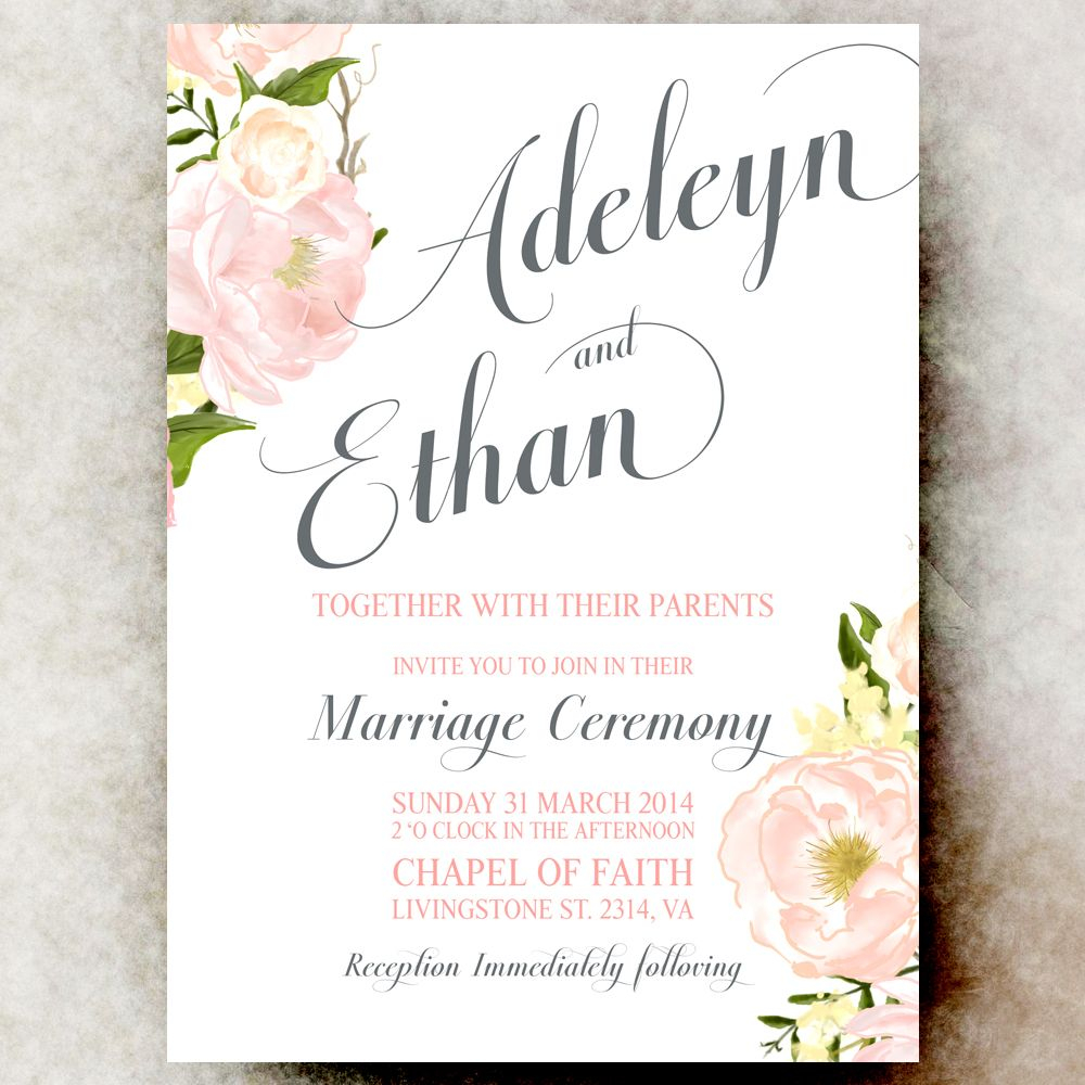 30+ Inspired Picture of Digital Wedding Invitations - regiosfera.com