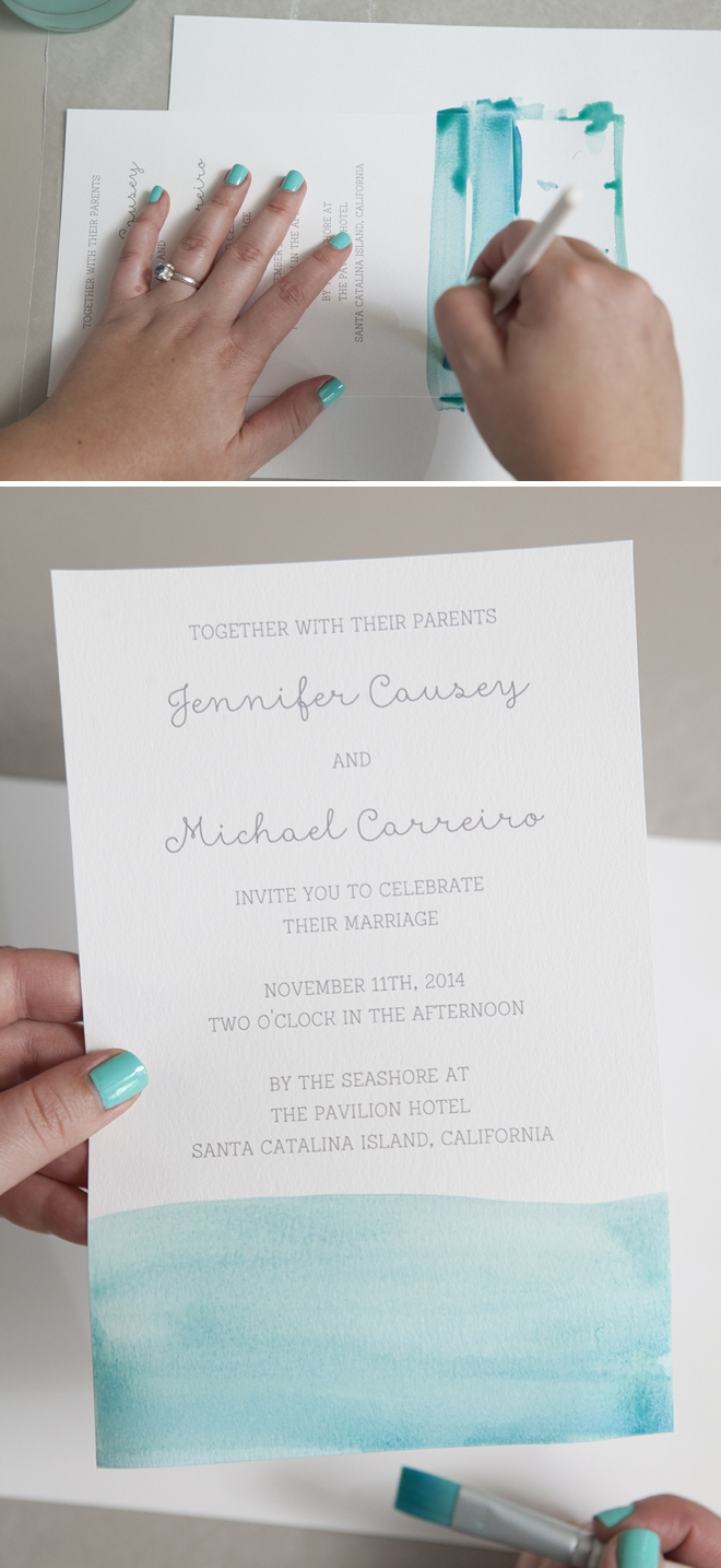 37+ Marvelous Picture of Diy Watercolor Wedding Invitations ...