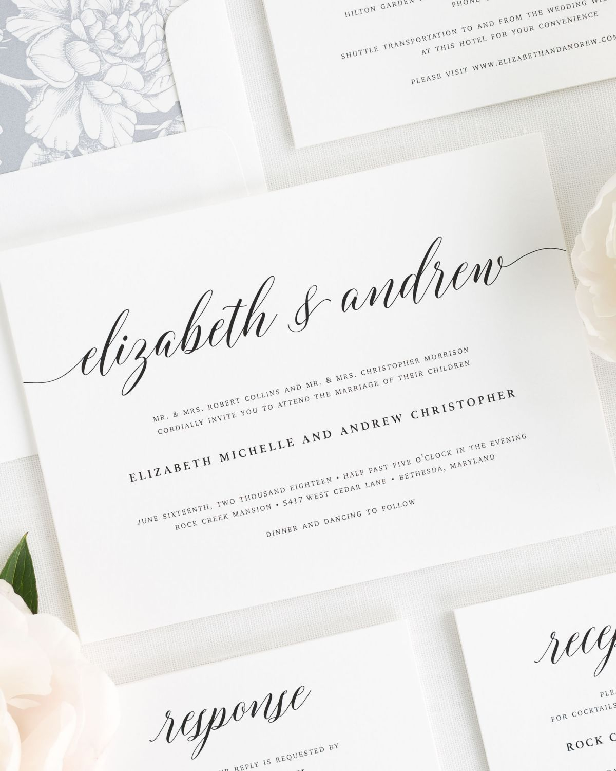 32+ Marvelous Photo of Elegant Wedding Invitation - regiosfera.com