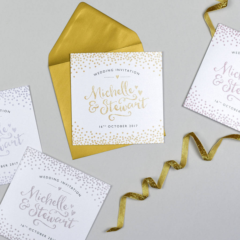 27+ Marvelous Image of Glitter Wedding Invitations - regiosfera.com