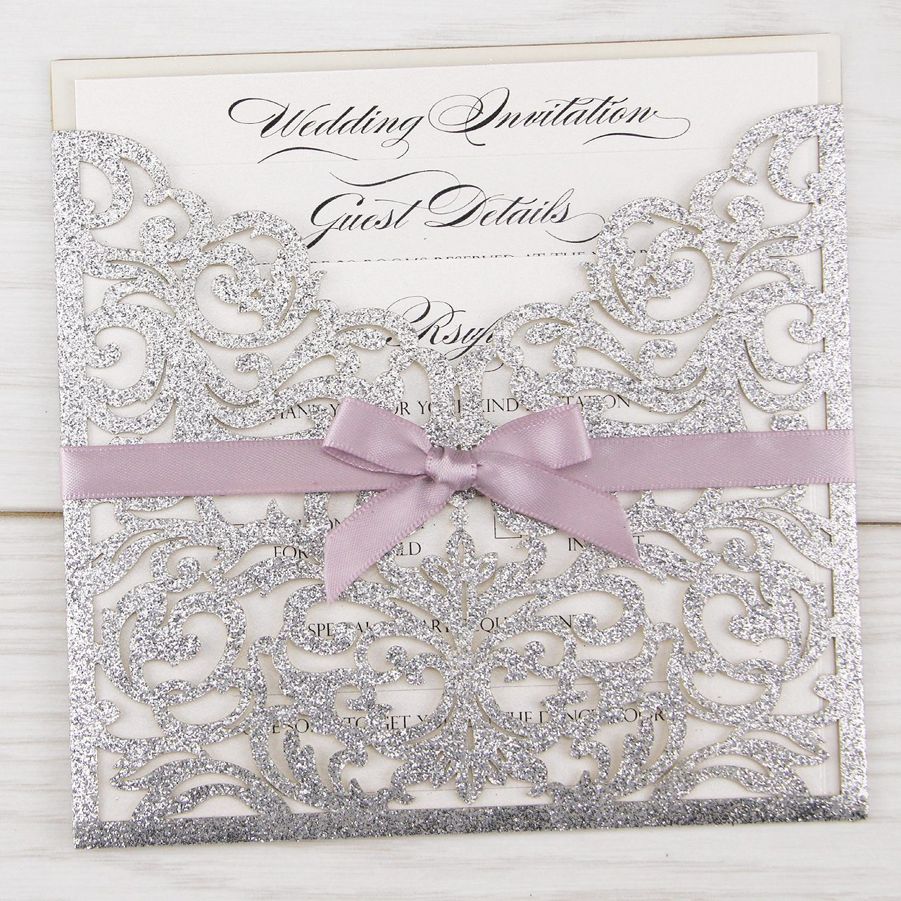27+ Marvelous Image of Glitter Wedding Invitations - regiosfera.com