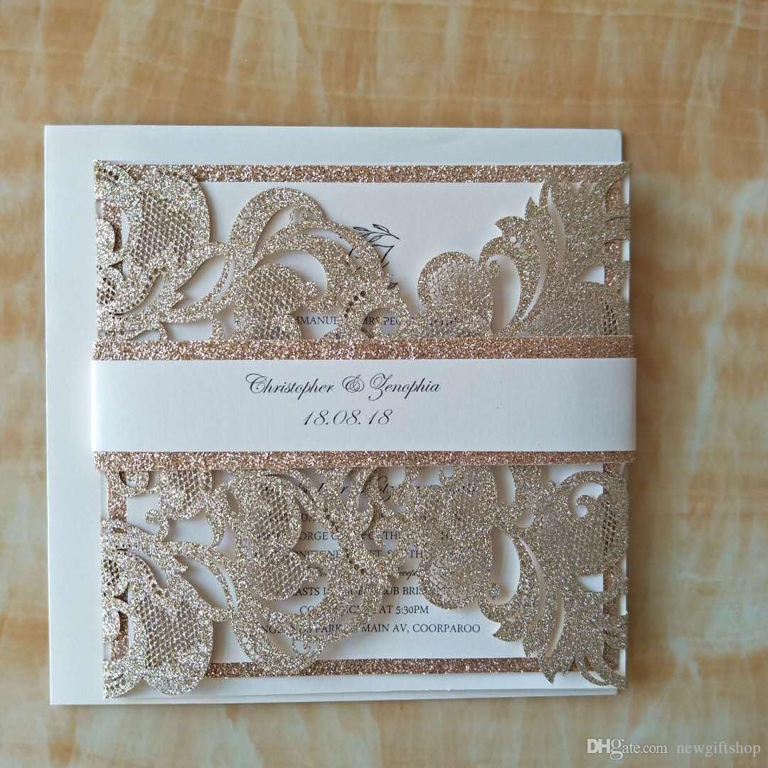 27+ Marvelous Image of Glitter Wedding Invitations - regiosfera.com