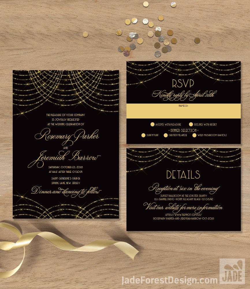 30+ Excellent Photo of Great Gatsby Wedding Invitations - regiosfera.com