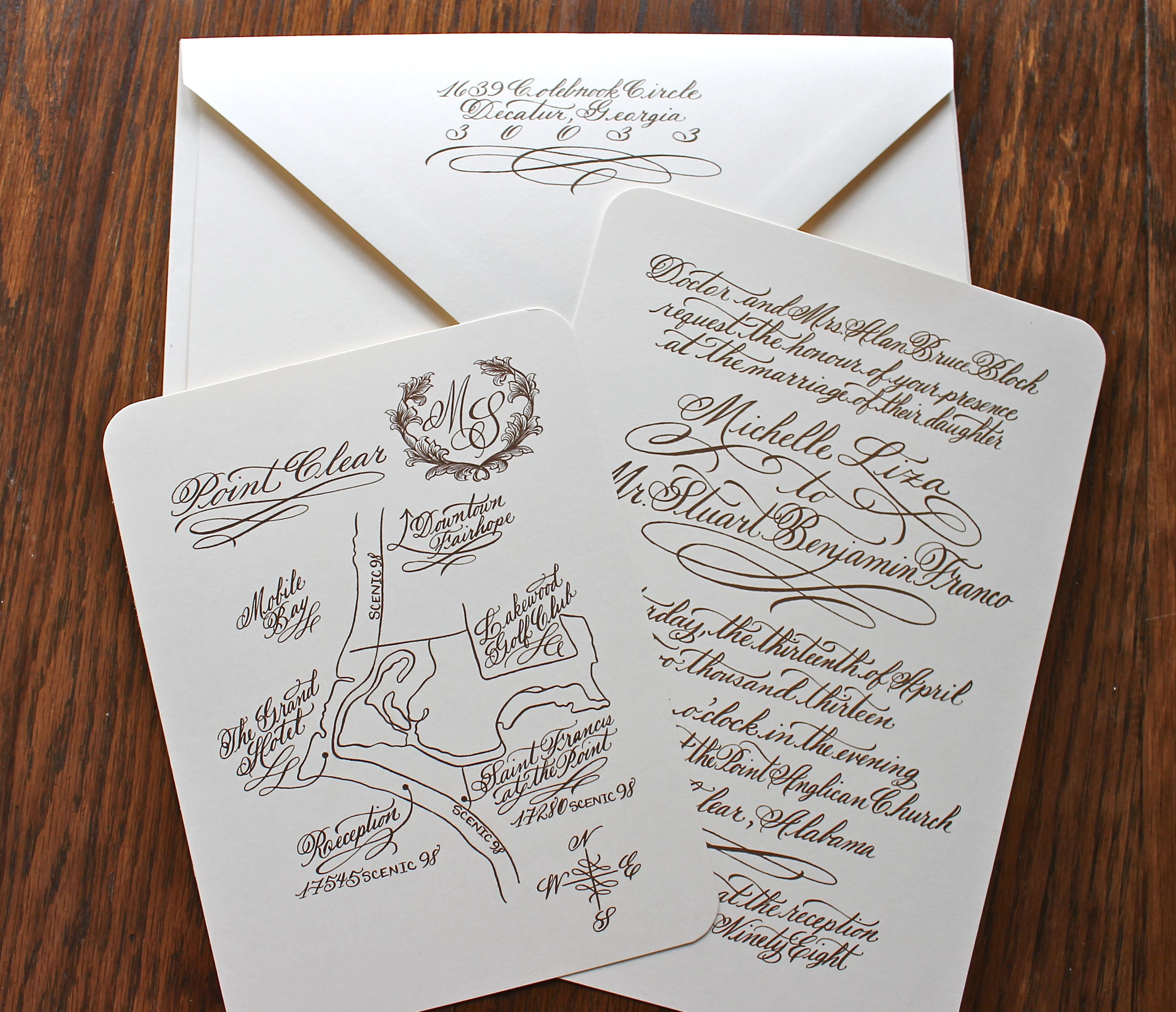 30+ Awesome Picture of Handwritten Wedding Invitations - regiosfera.com