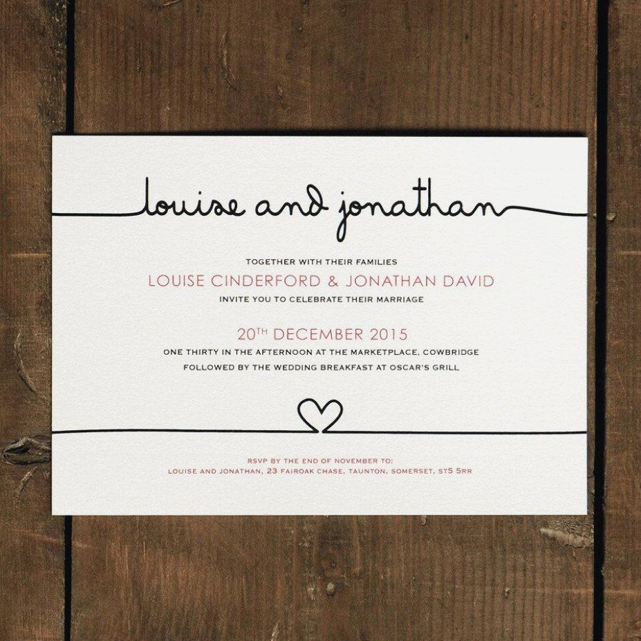 30+ Awesome Picture of Handwritten Wedding Invitations - regiosfera.com