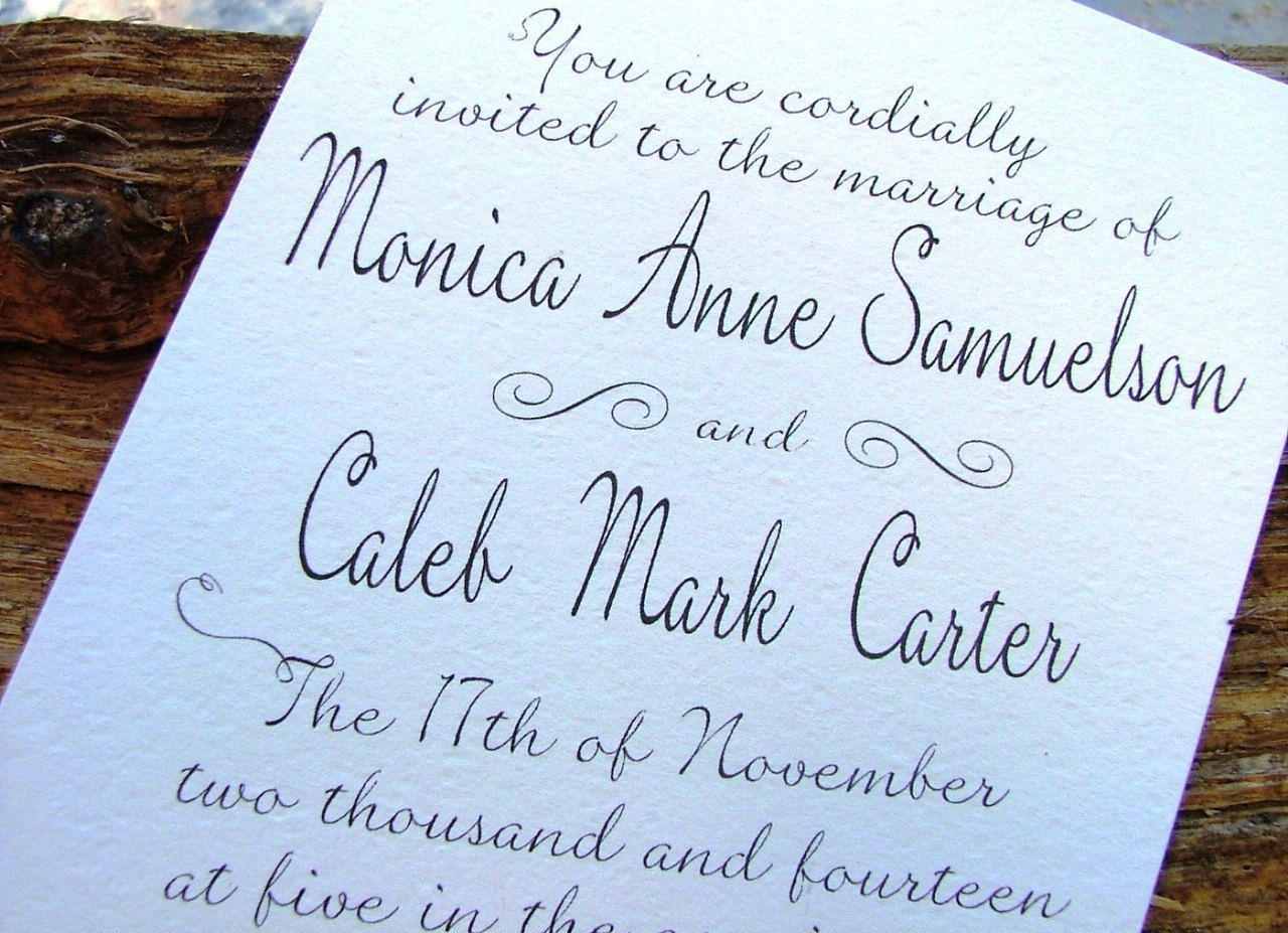 30+ Awesome Picture of Handwritten Wedding Invitations - regiosfera.com