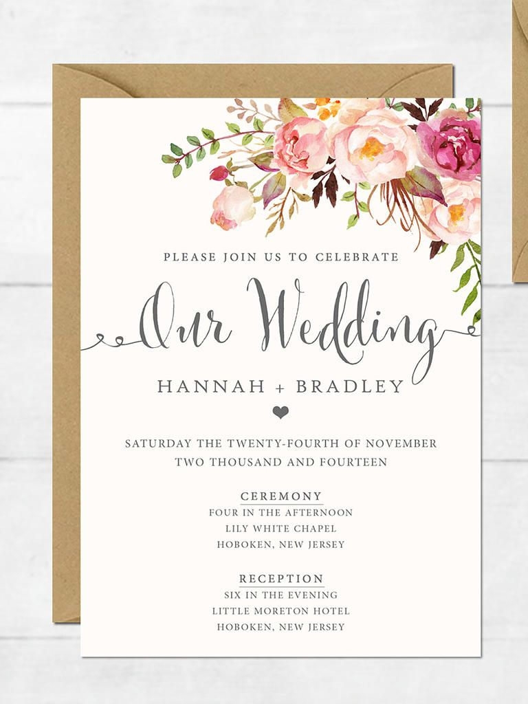 37+ Exclusive Image of Invitation Layout For Wedding - regiosfera.com