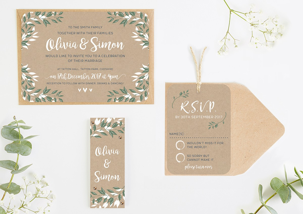 37+ Amazing Picture of Kraft Wedding Invitations - regiosfera.com