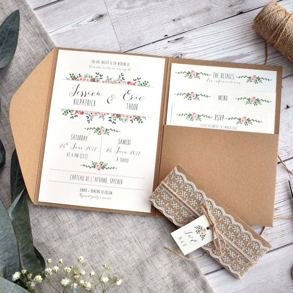 37+ Amazing Picture of Kraft Wedding Invitations - regiosfera.com