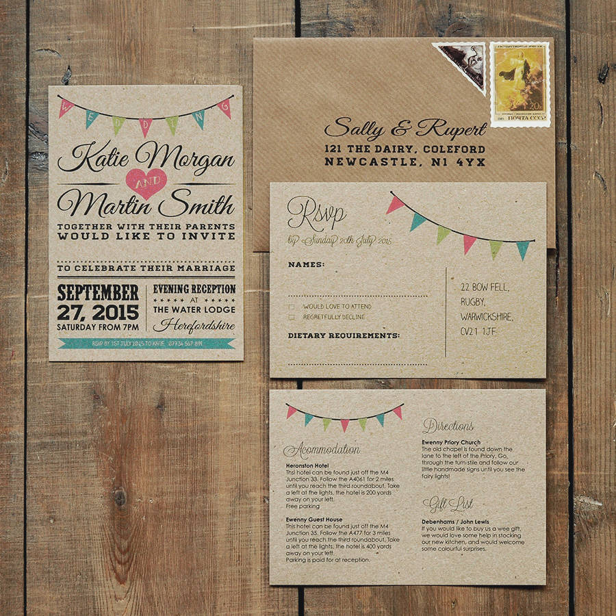 37+ Amazing Picture of Kraft Wedding Invitations - regiosfera.com