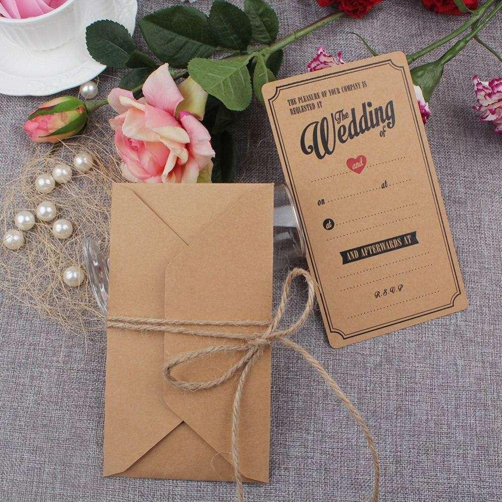 37+ Amazing Picture of Kraft Wedding Invitations - regiosfera.com