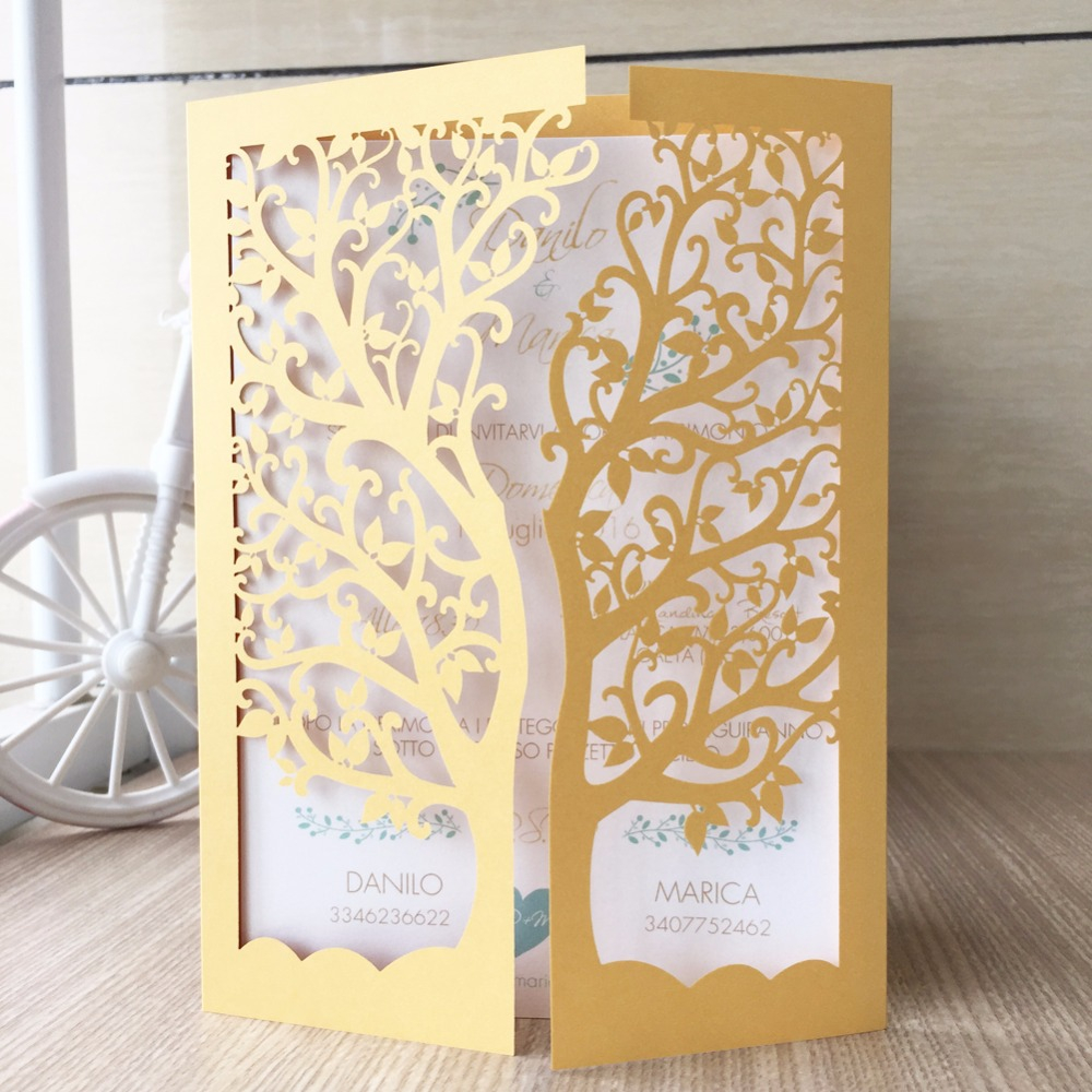 32+ Best Image of Laser Cut Tree Wedding Invitations - regiosfera.com