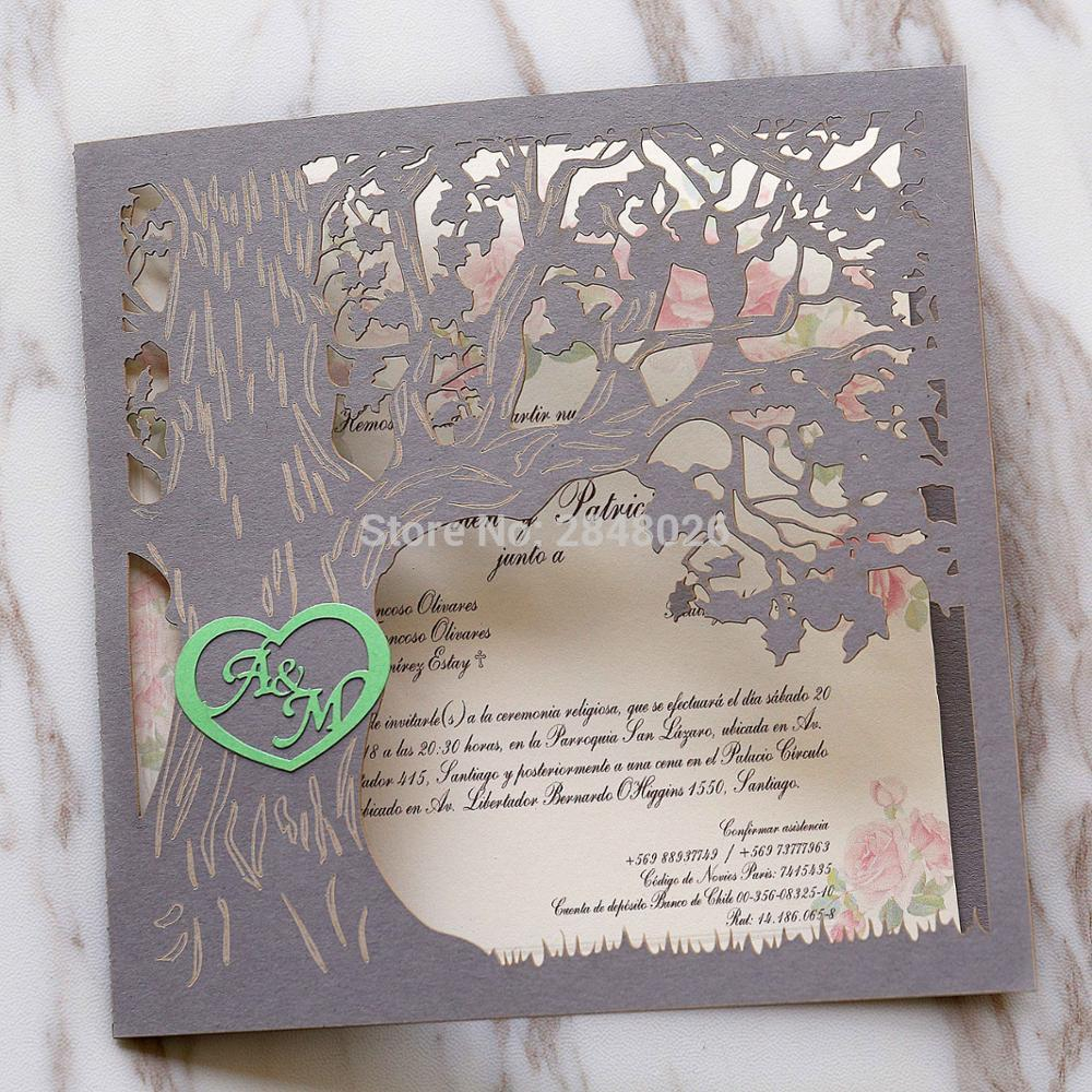 32+ Best Image of Laser Cut Tree Wedding Invitations - regiosfera.com