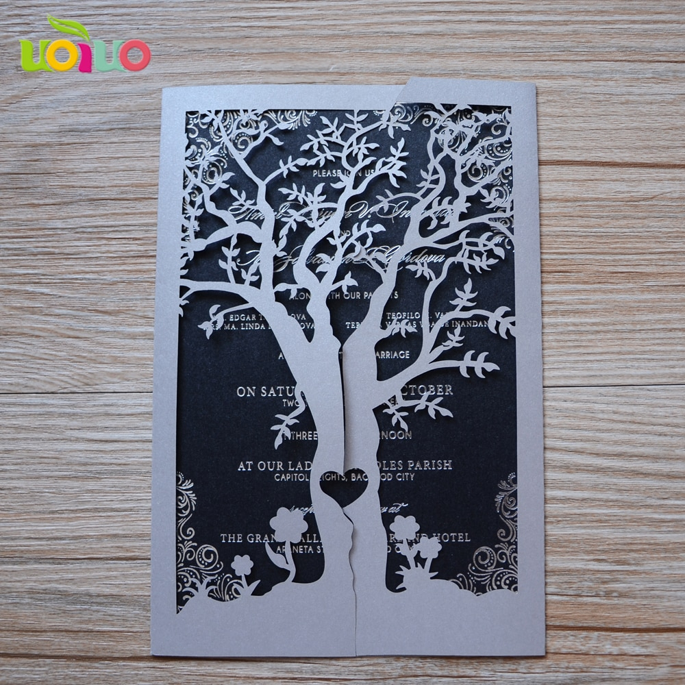 32+ Best Image of Laser Cut Tree Wedding Invitations - regiosfera.com