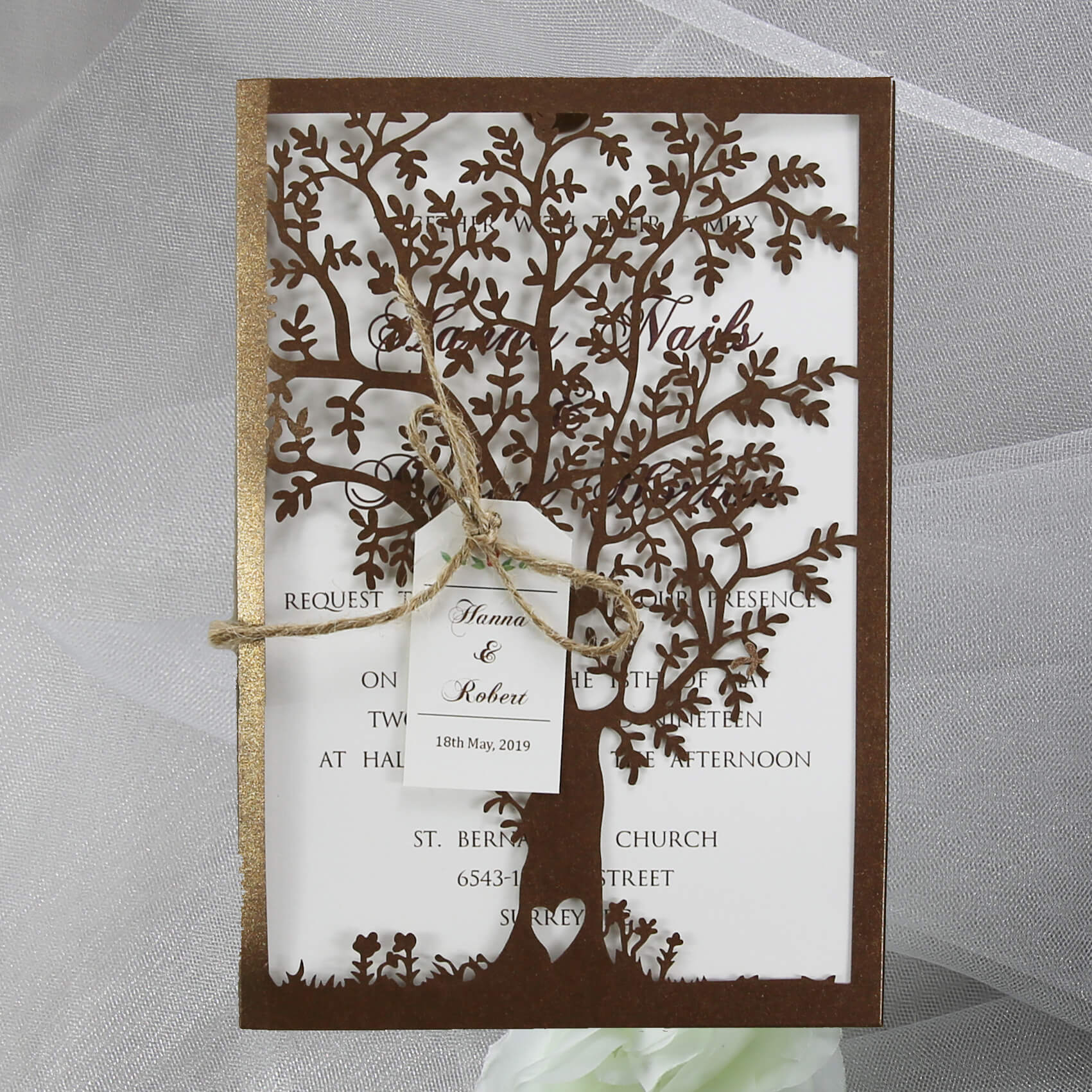 32+ Best Image of Laser Cut Tree Wedding Invitations - regiosfera.com