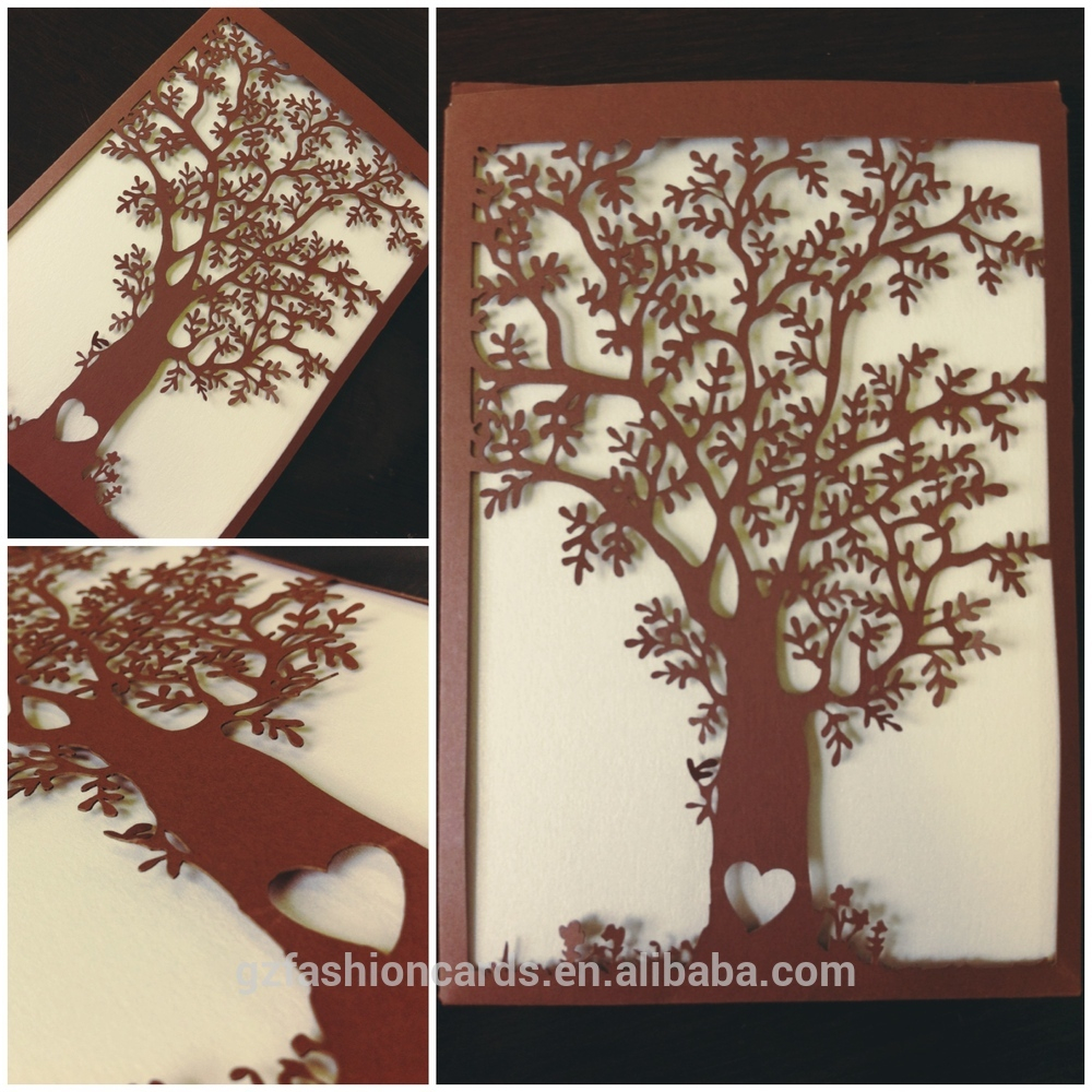 32+ Best Image of Laser Cut Tree Wedding Invitations - regiosfera.com