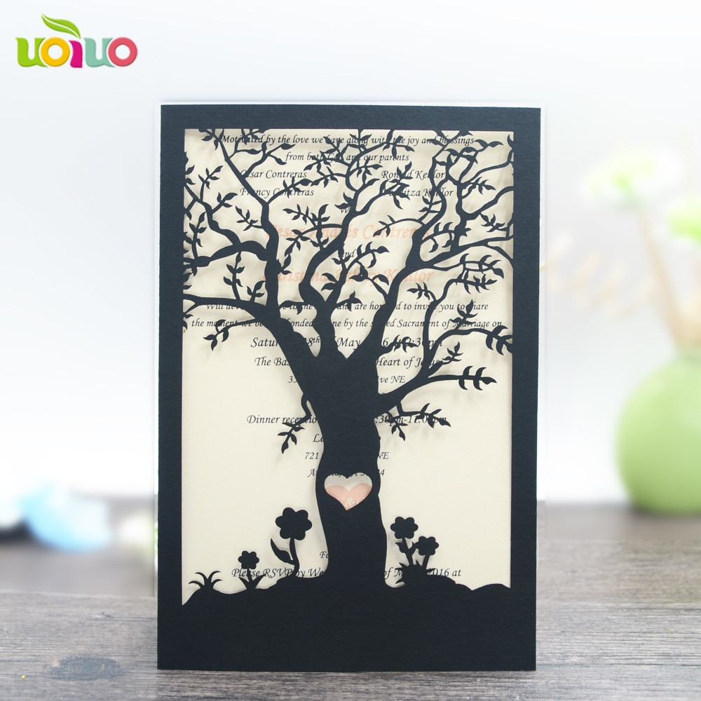 32+ Best Image of Laser Cut Tree Wedding Invitations - regiosfera.com