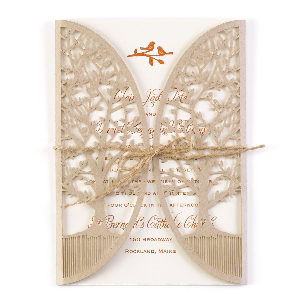 32+ Best Image of Laser Cut Tree Wedding Invitations - regiosfera.com