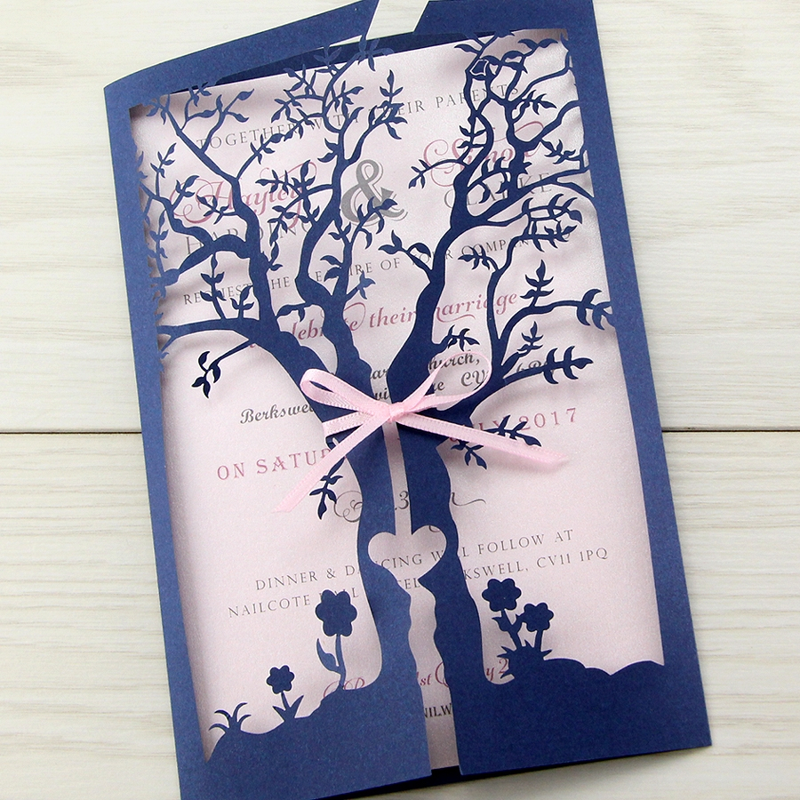32+ Best Image of Laser Cut Tree Wedding Invitations - regiosfera.com