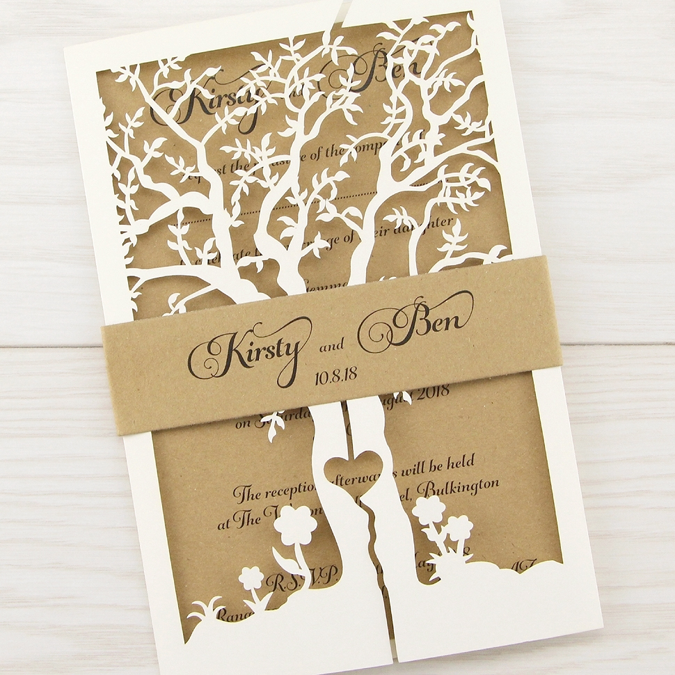 32+ Best Image of Laser Cut Tree Wedding Invitations - regiosfera.com