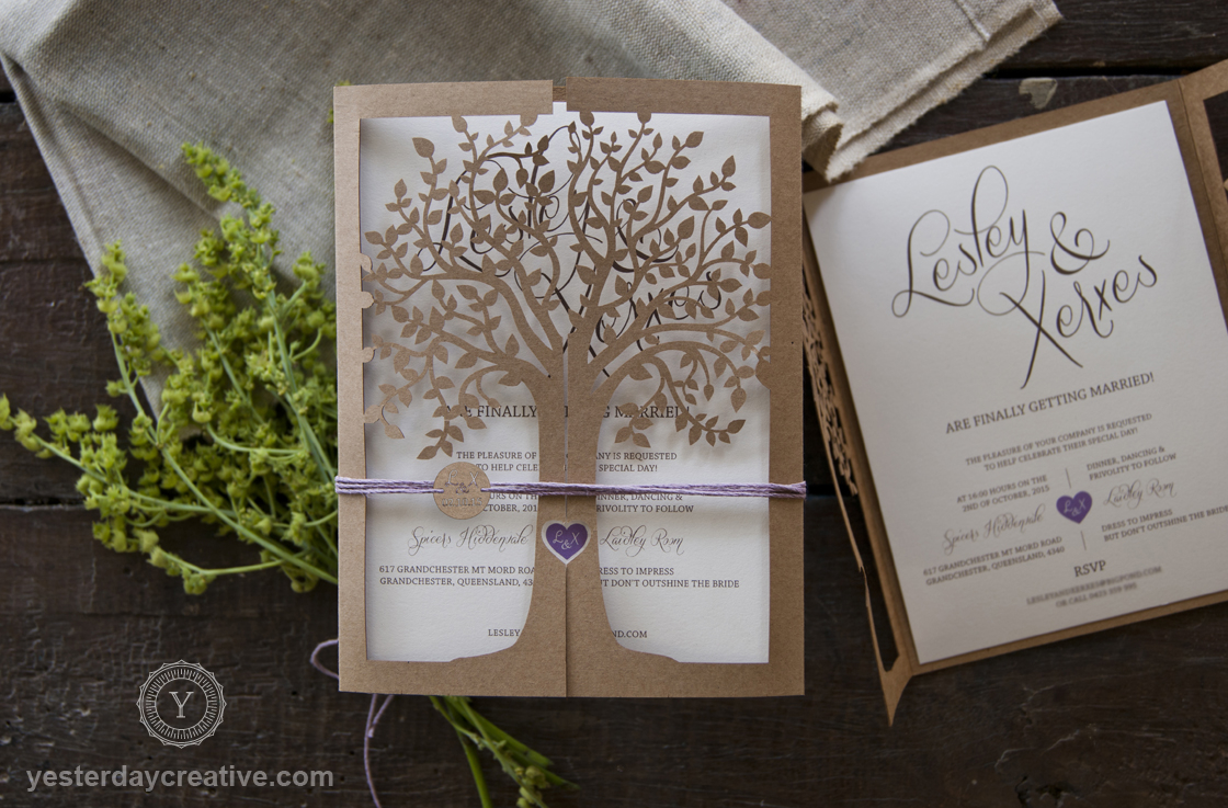 32+ Best Image of Laser Cut Tree Wedding Invitations - regiosfera.com