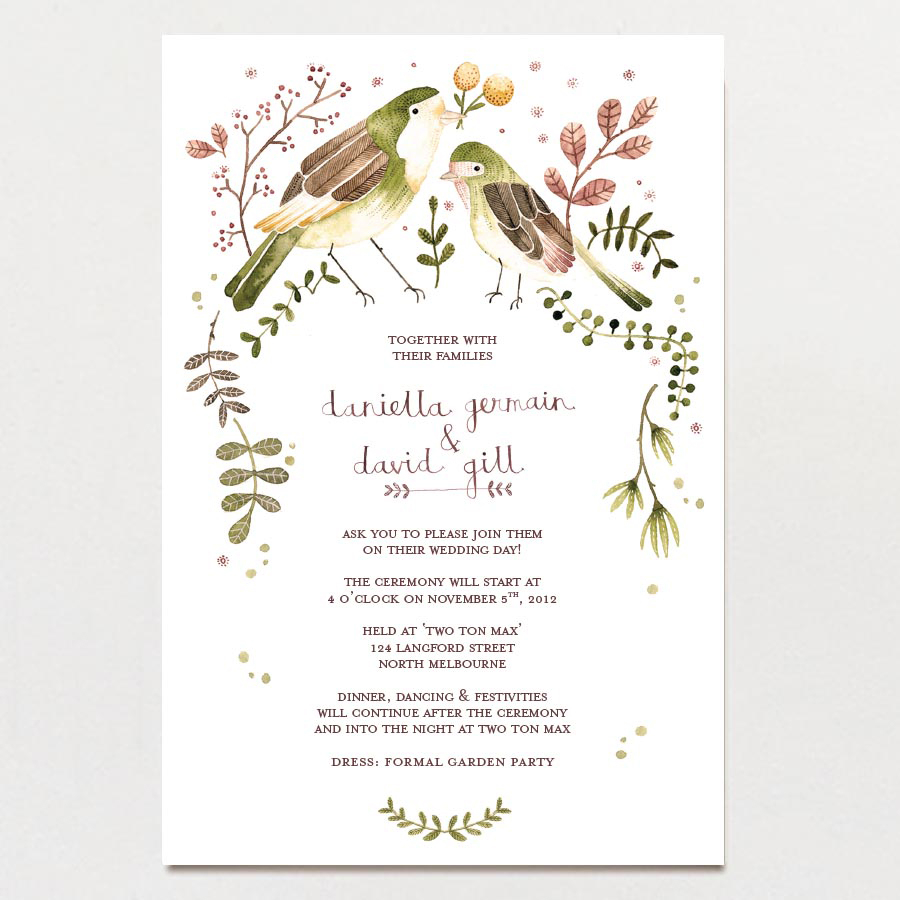 37+ Exclusive Picture of Love Birds Wedding Invitations - regiosfera.com