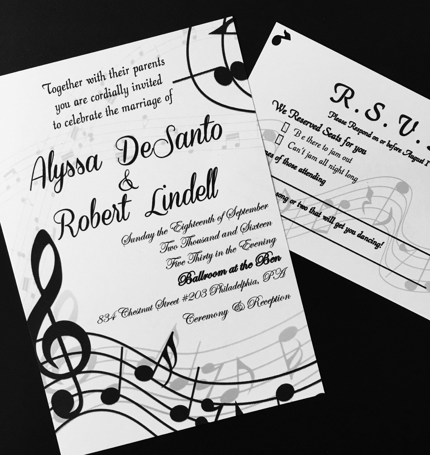37+ Elegant Image of Music Themed Wedding Invitations - regiosfera.com