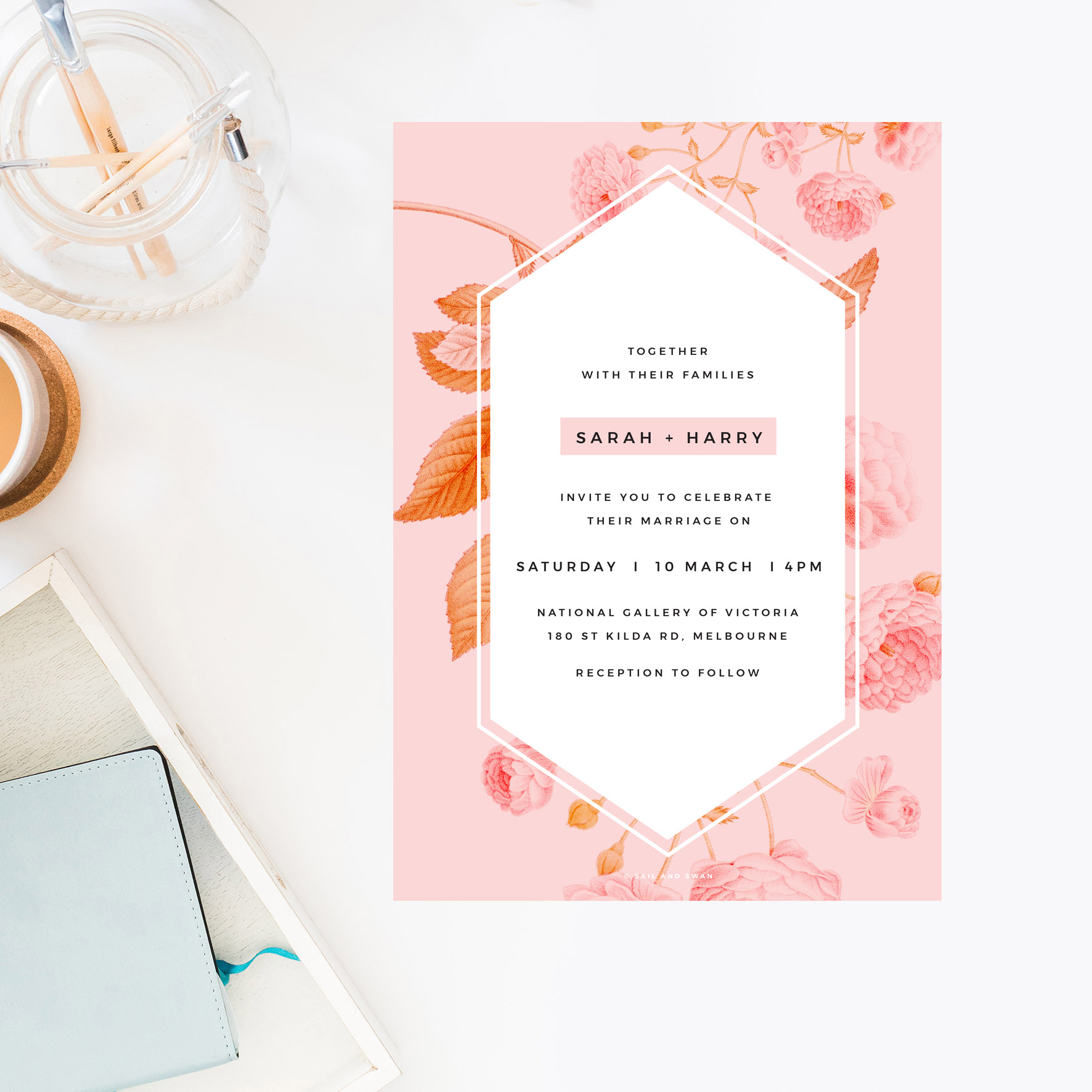 35+ Elegant Photo of Peach Wedding Invitations - regiosfera.com