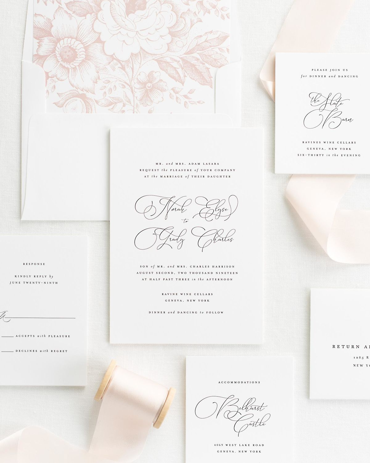 32+ Inspired Photo of Pink Wedding Invitations - regiosfera.com