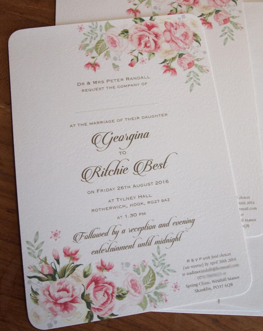 32+ Inspired Photo of Pink Wedding Invitations - regiosfera.com