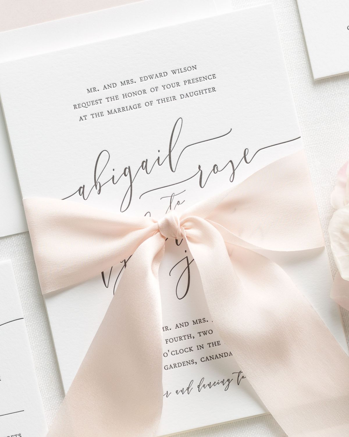 32+ Inspired Photo of Pink Wedding Invitations - regiosfera.com