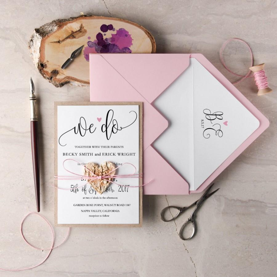 32+ Inspired Photo of Pink Wedding Invitations - regiosfera.com
