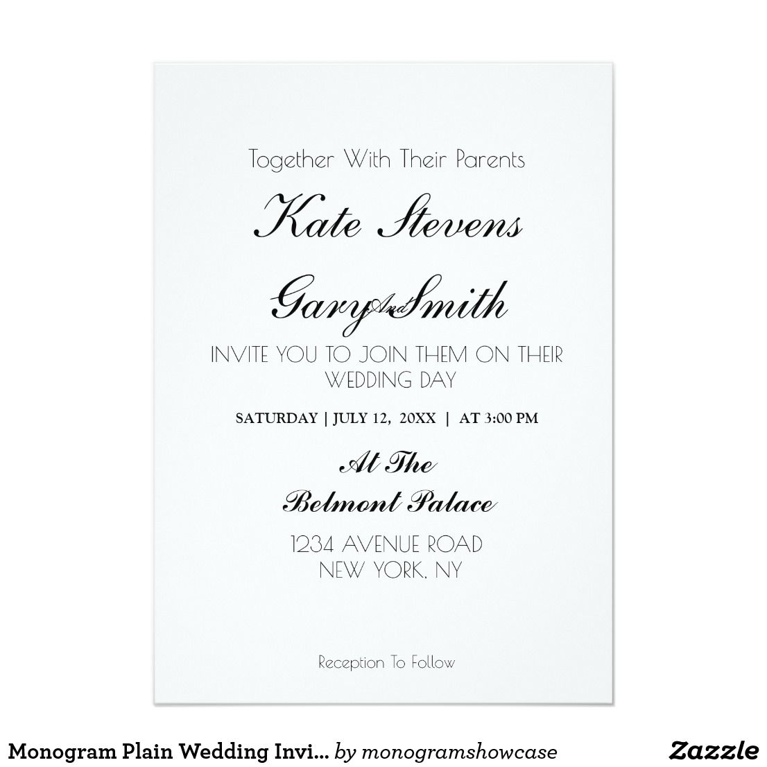 37+ Inspired Image of Plain Wedding Invitations - regiosfera.com