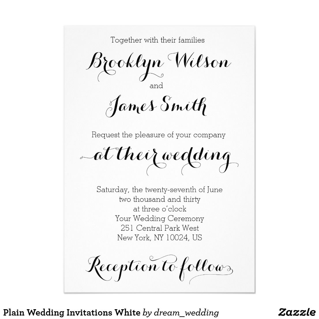 37+ Inspired Image of Plain Wedding Invitations - regiosfera.com