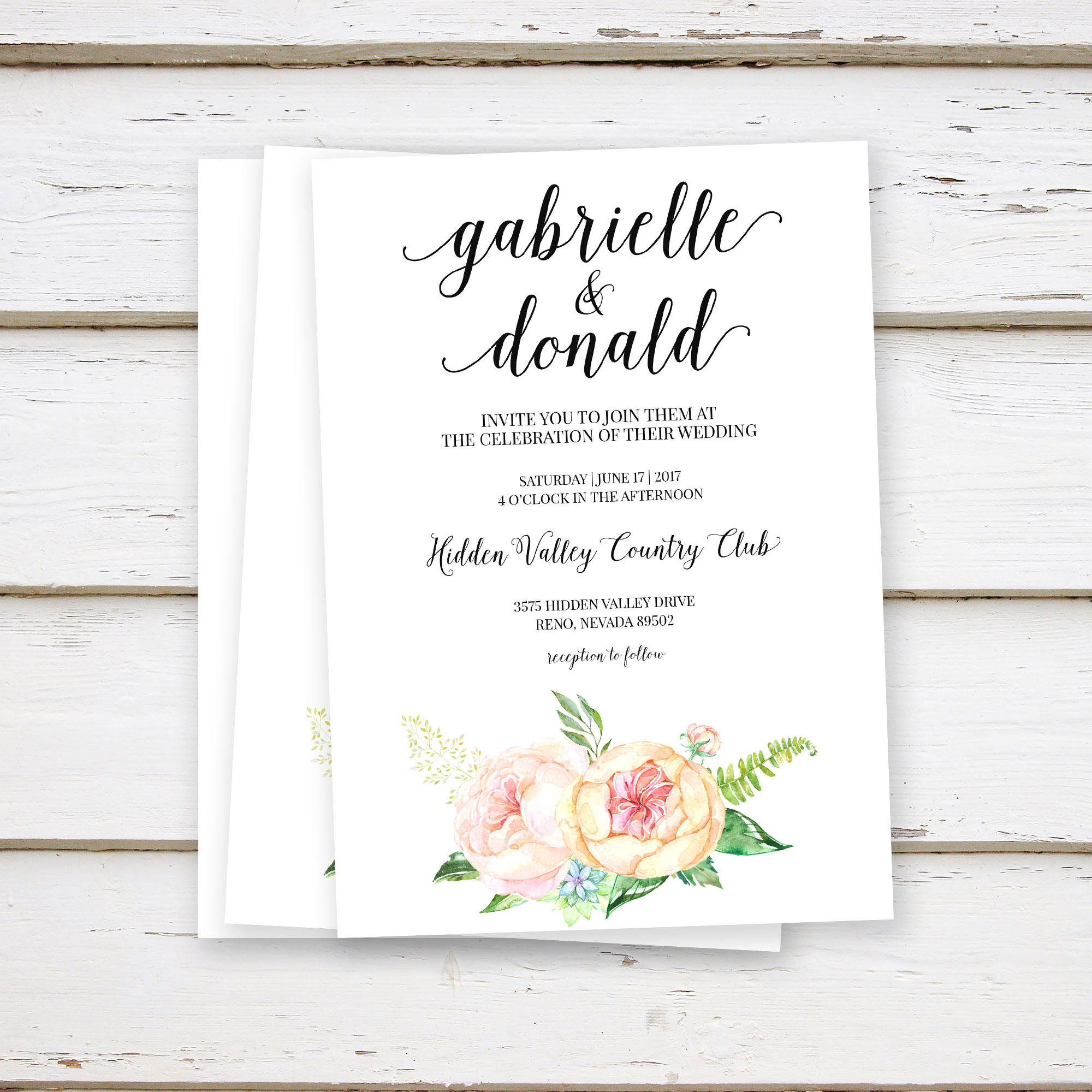 37+ Inspired Image of Plain Wedding Invitations - regiosfera.com