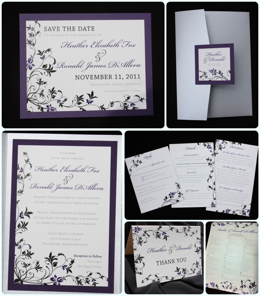 30+ Pretty Image of Purple And Silver Wedding Invitations - regiosfera.com