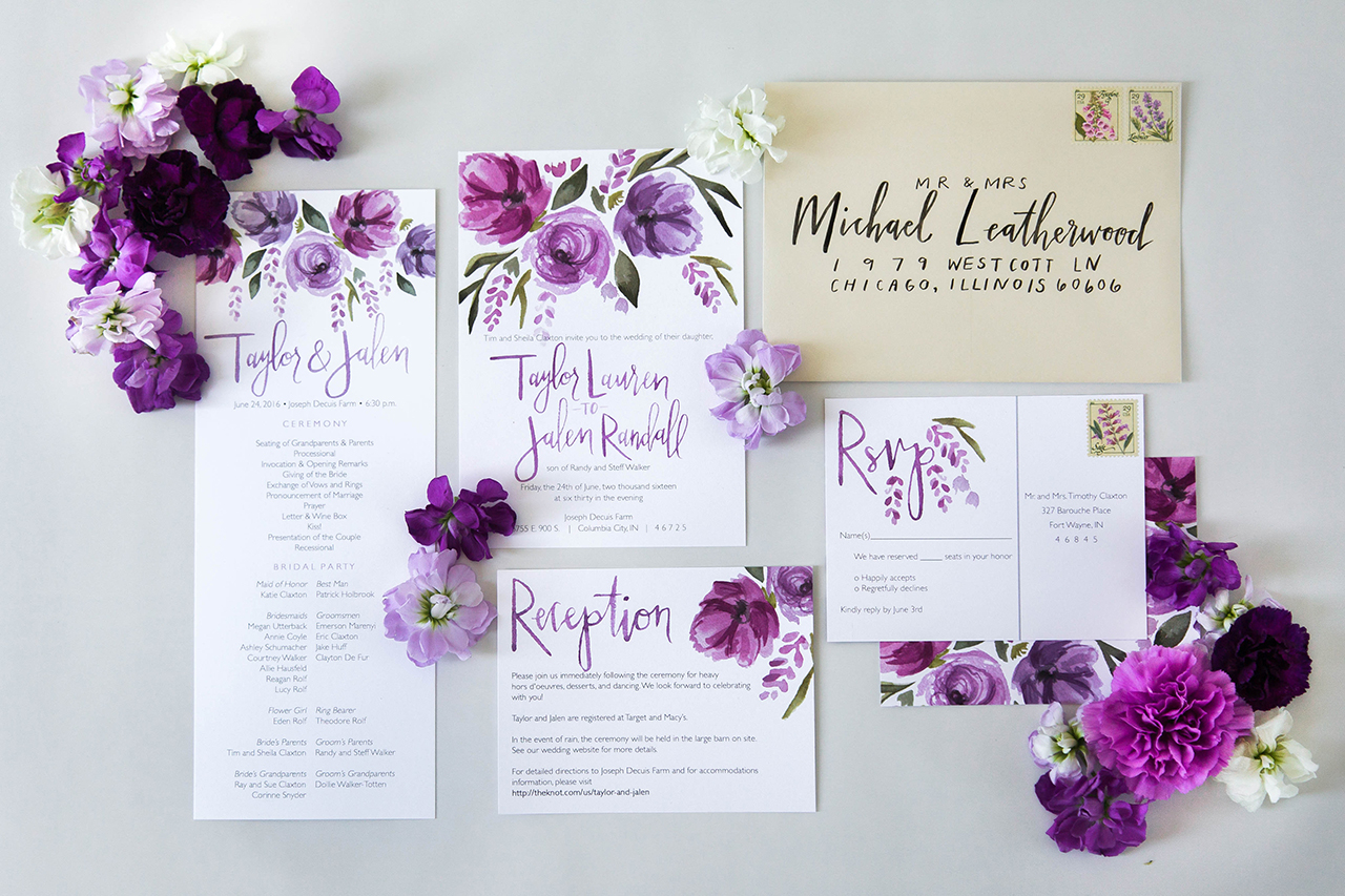 30+ Pretty Image of Purple And Silver Wedding Invitations - regiosfera.com