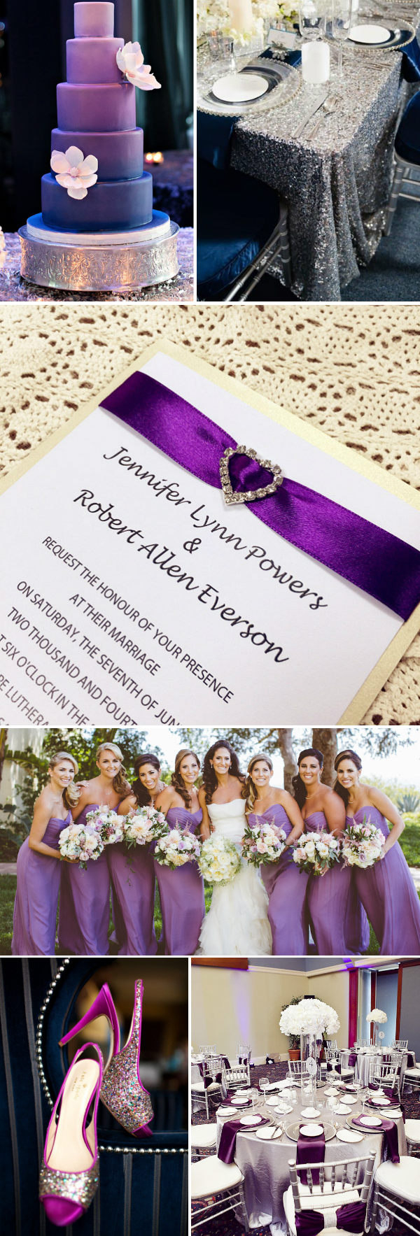 30+ Pretty Image of Purple And Silver Wedding Invitations - regiosfera.com
