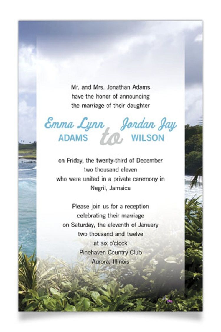 37+ Best Image of Reception Invitation Wording After Private Wedding ...