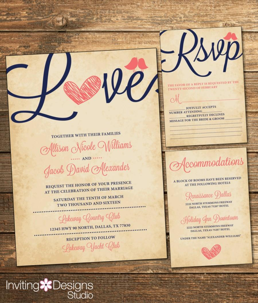 32+ Amazing Picture of Rsvp Wedding Invitation - regiosfera.com